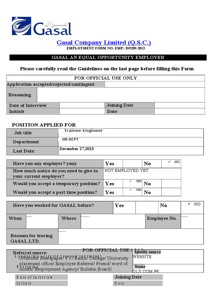 Gasal E Form | PDF | Student Assessment And Evaluation | Business