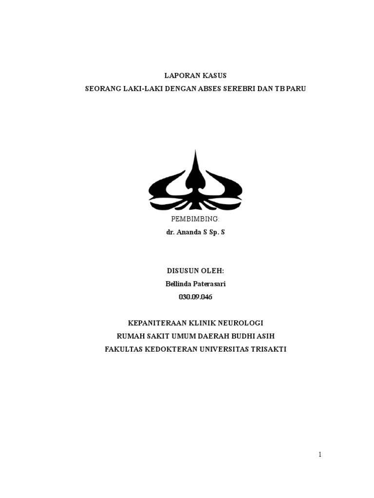 Laporan Kasus Abses Serebri | PDF