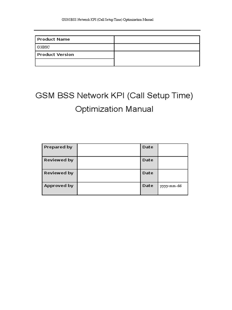 Call Setup Time Optimization Guide | PDF | Receiver (Radio) | Mobile ...