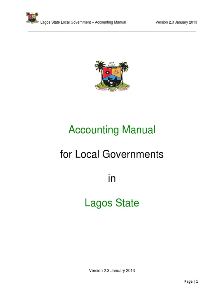 Lagos State Local Government Accounting Manual | Download Free PDF ...