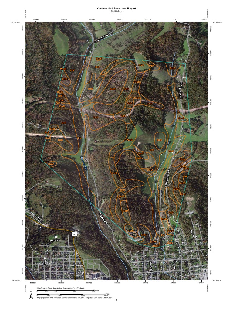 Custom Soil Resource Report Soil Map | PDF