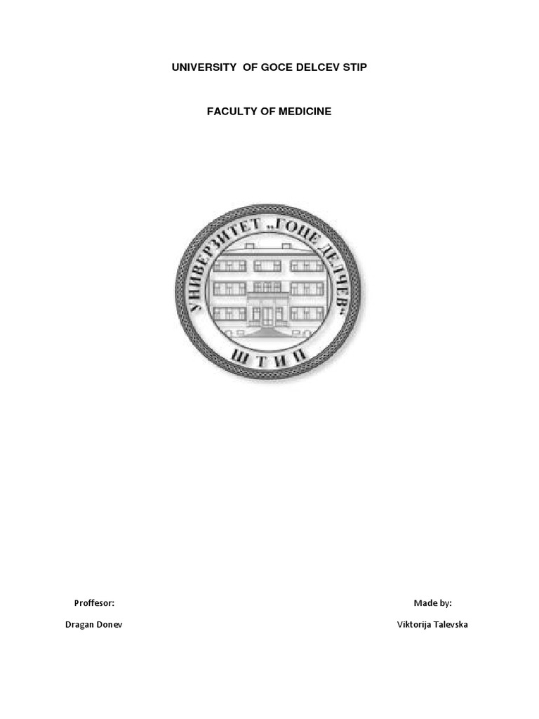 University of Goce Delcev Stip | PDF | Atrium (Heart) | Heart