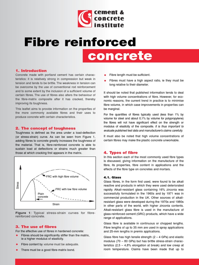 Fibre Reinforced Concrete | PDF | Fibers | Composite Material