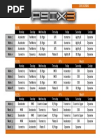P90X+ Calendar | PDF