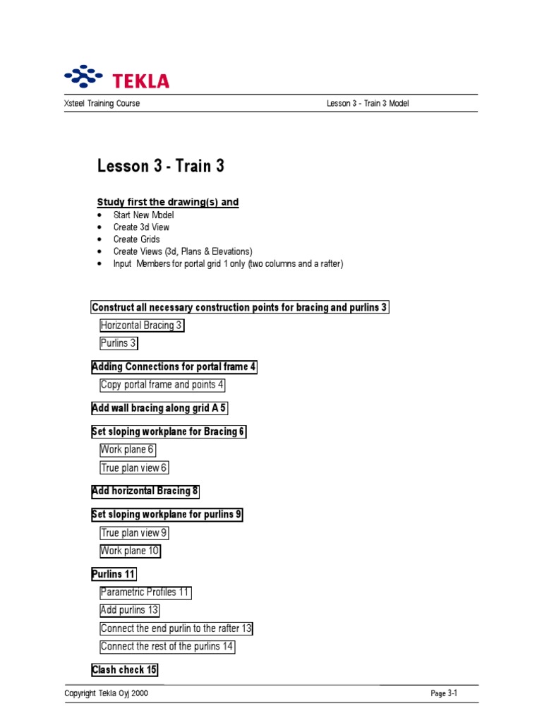 Lesson 3 - Train 3: Study First The Drawing(s) and | PDF | Databases ...