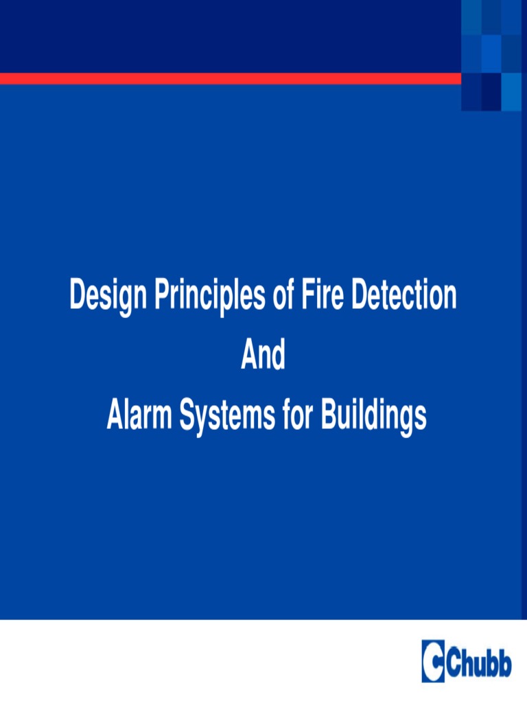 Design Principles of Fire Detection and Alarm Systems For Buildings ...