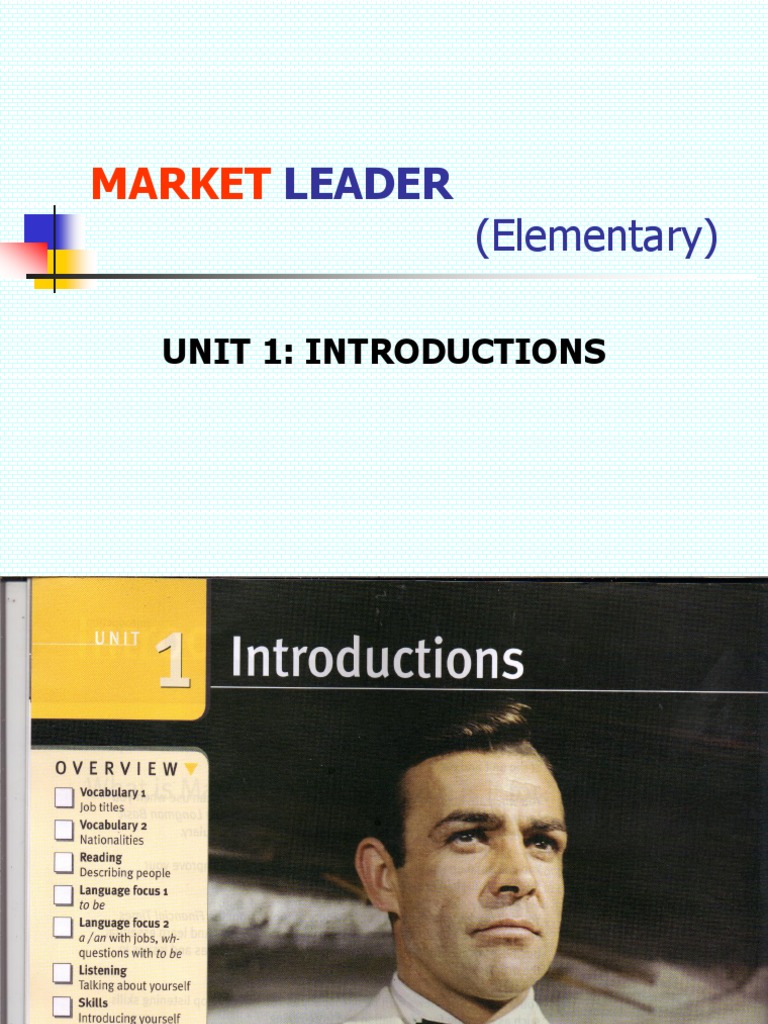 Unit 1 - Market Leader Elementary | PDF | Languages | Language Arts ...