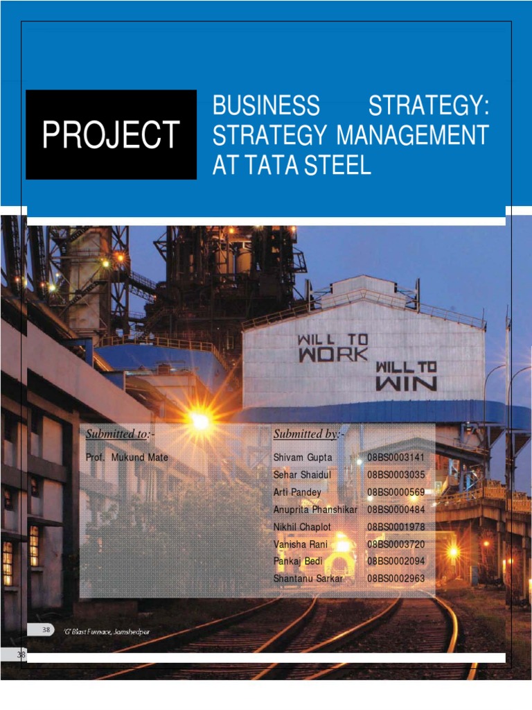 Tata Steel Business Strategy Overview | PDF | Strategic Management ...
