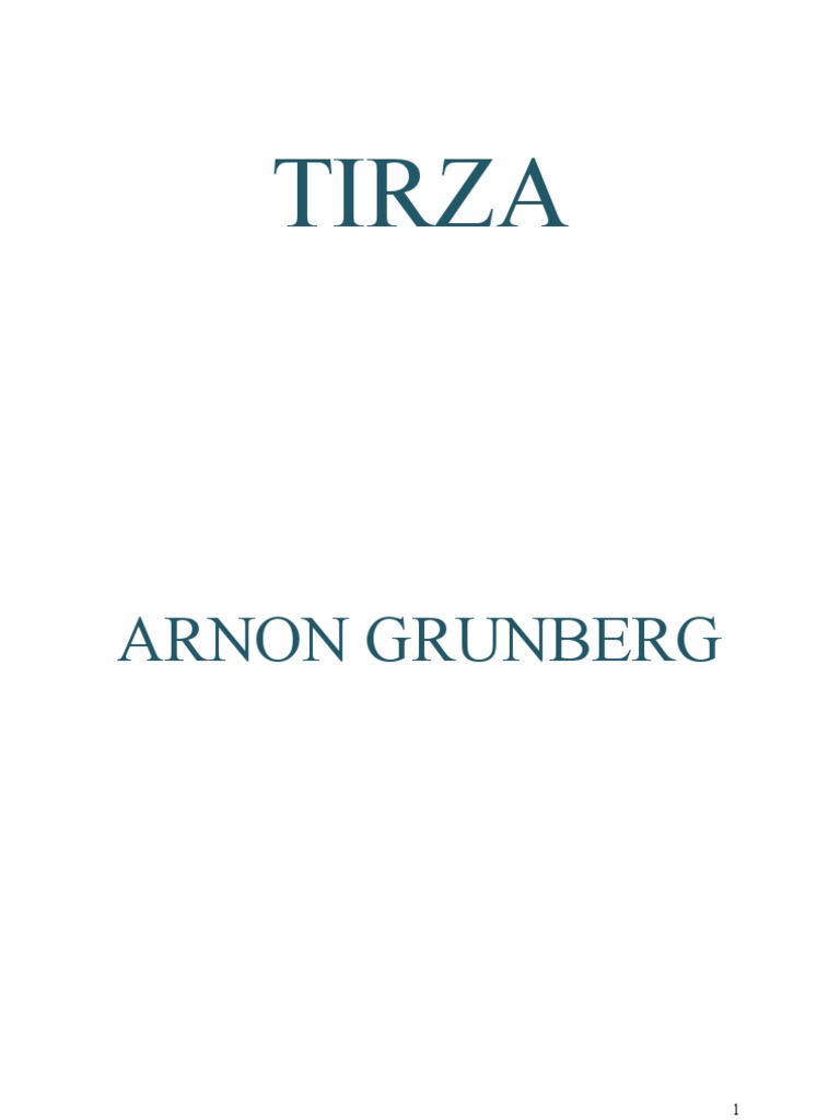 Tirza Arnon Grunberg | PDF