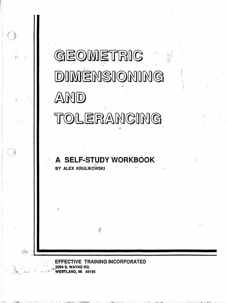 Geometric Dimensioning & Training Manual | PDF