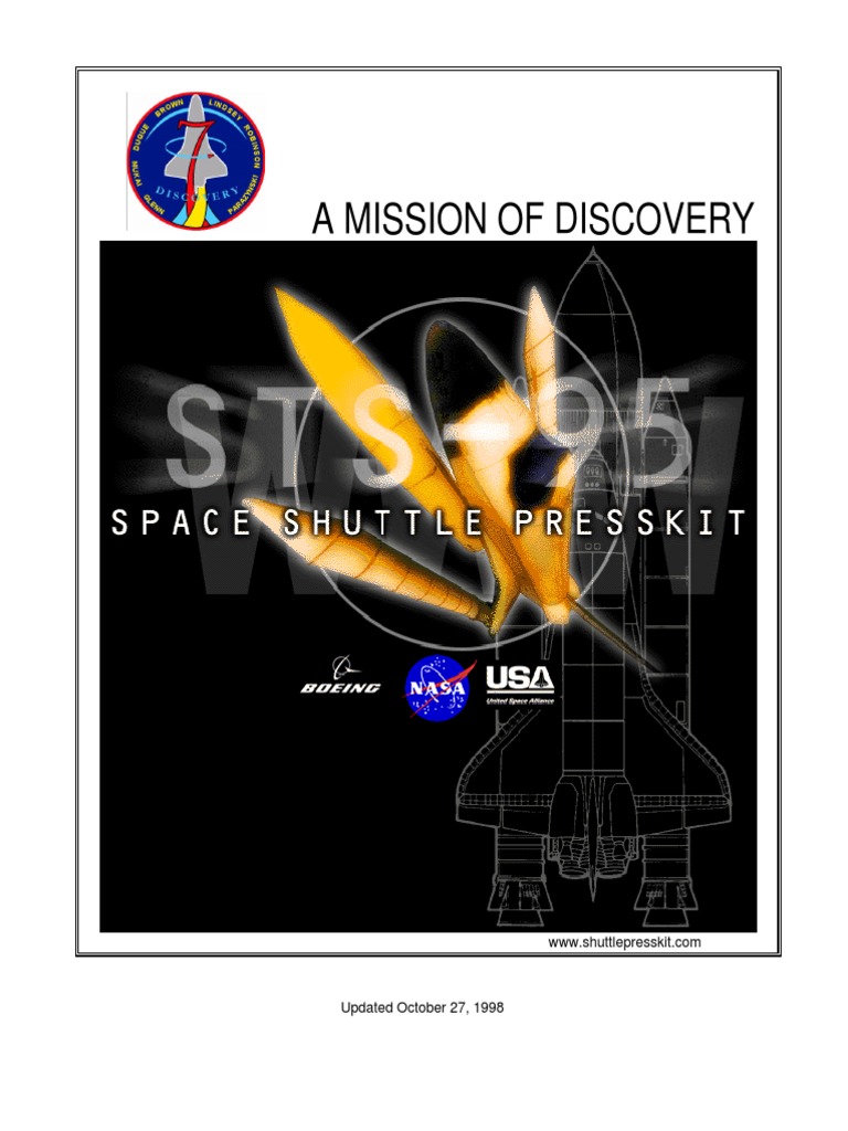 NASA Space Shuttle STS-95 Press Kit | PDF | Spaceflight | Human Spaceflight