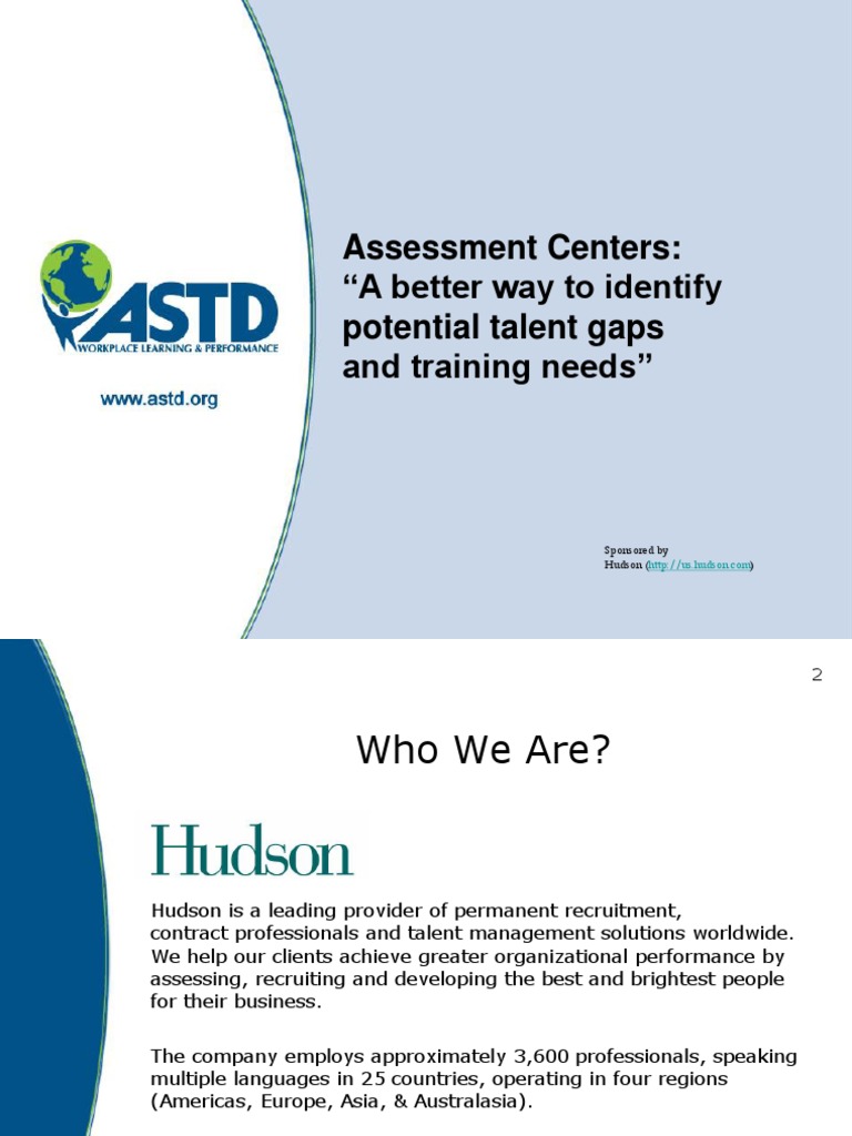 Talent Management Assessment Center Best Practices Webinar | Download ...