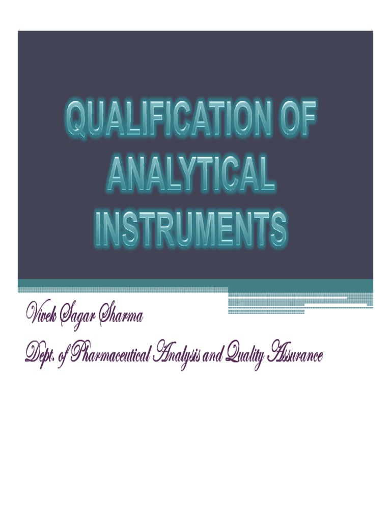 Calibration of Equipment | PDF | Verification And Validation ...