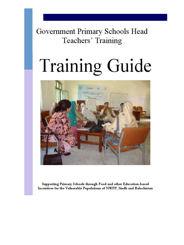 Head Teachers Training Guide for Schools | PDF | Classroom Management ...