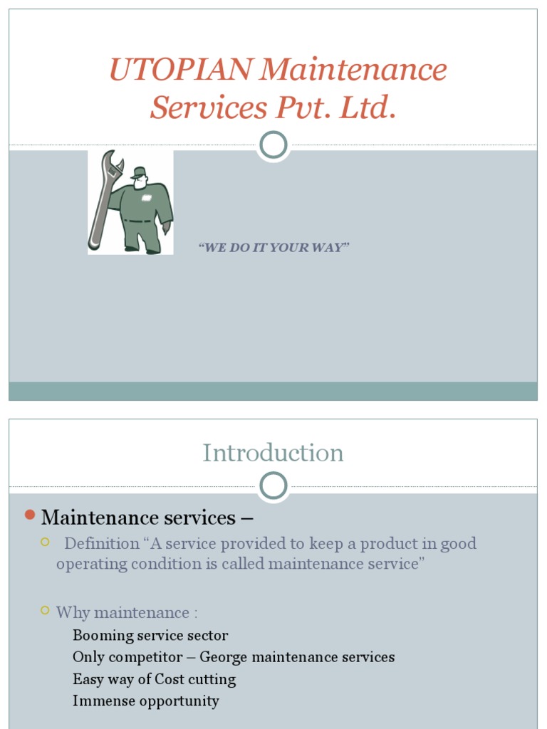Business Plan-Maintenance Services | PDF | Web Application | Employment