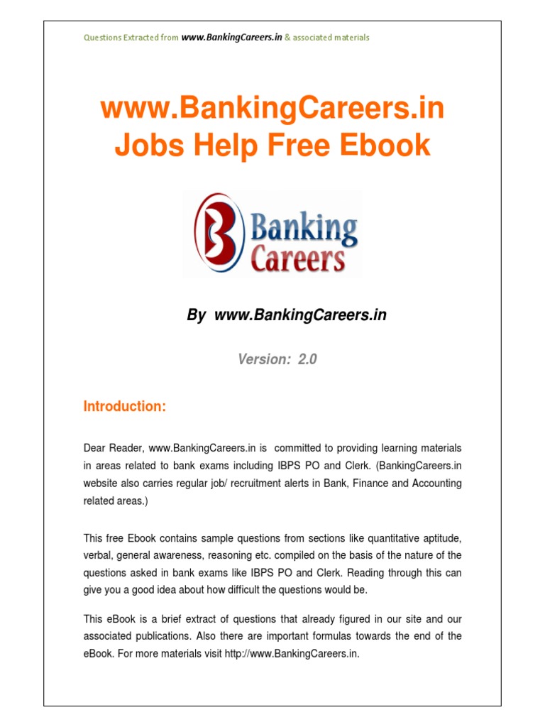 Bank Exam | PDF