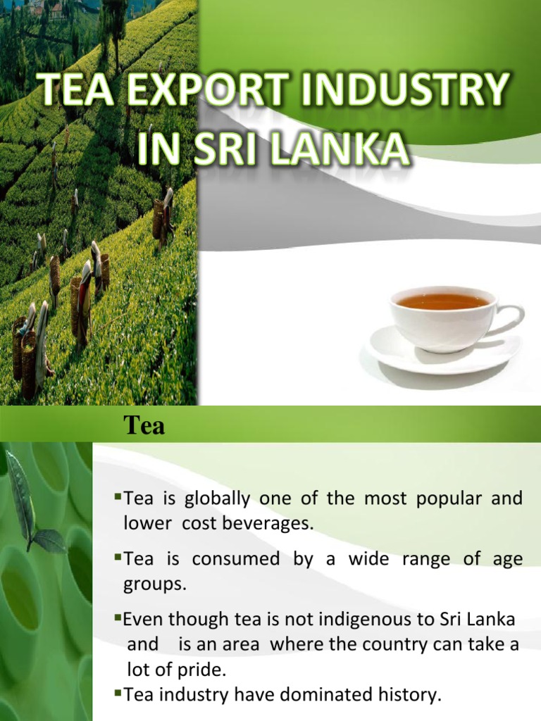 Sri Lanka's Tea Industry Overview | PDF | Tea | Economics