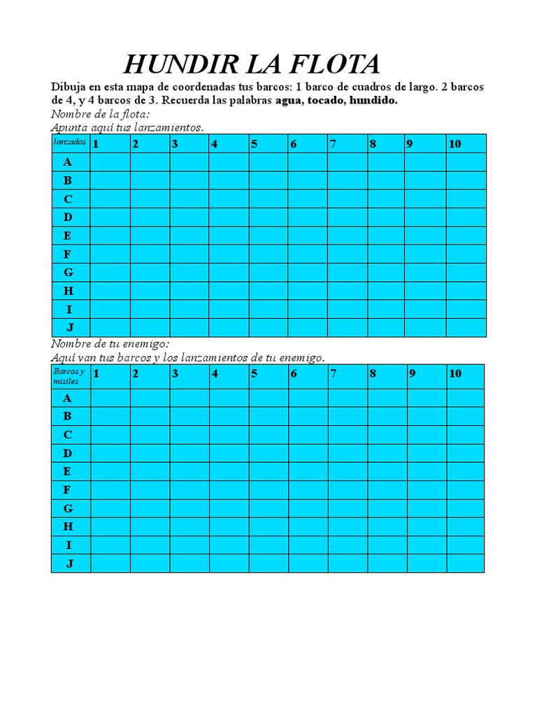 Hundir La Flota | PDF | Estudios de idiomas extranjeros | Historia