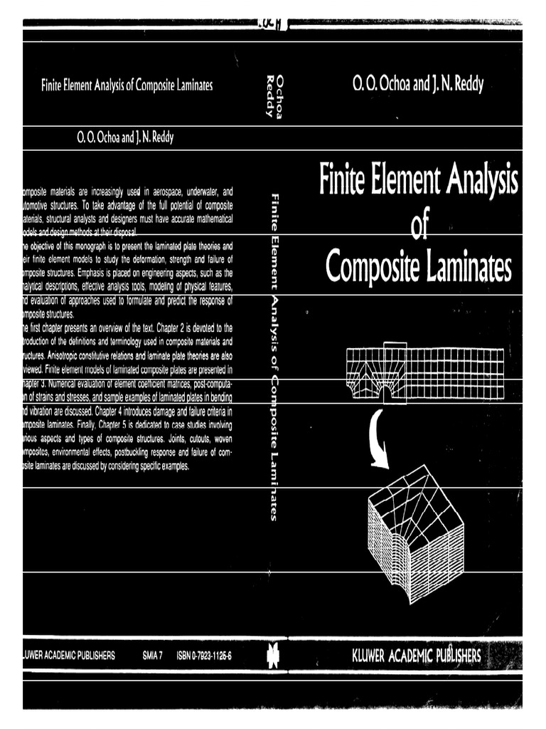 Finite Element Analysis of Composite Laminates JN Reddy PDF | PDF