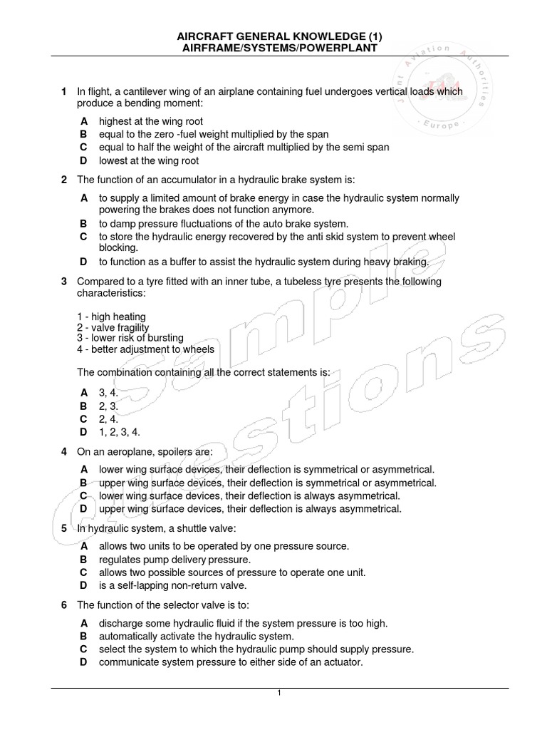 021 - Aircraft General Knowledge | PDF | Carburetor | Turbocharger