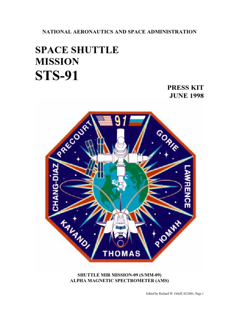 NASA Space Shuttle STS-91 Press Kit | PDF | Mir | International Space ...