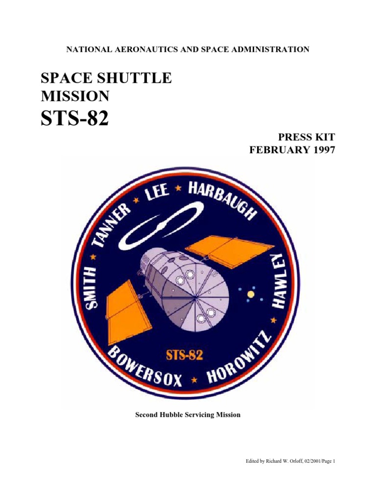 NASA Space Shuttle STS-82 Press Kit | PDF | Hubble Space Telescope ...