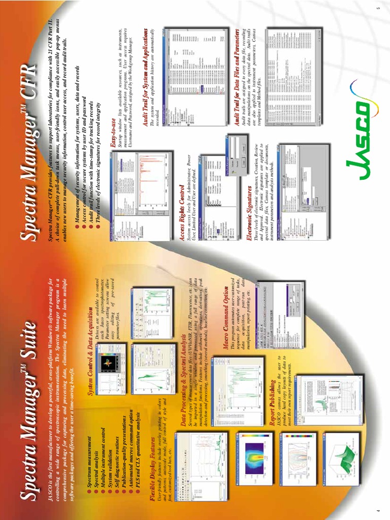 Jasco Spectra Manager Reference | PDF | Spectroscopy | User (Computing)