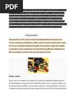 Theories of Colour Vision | PDF | Color | Visual Perception