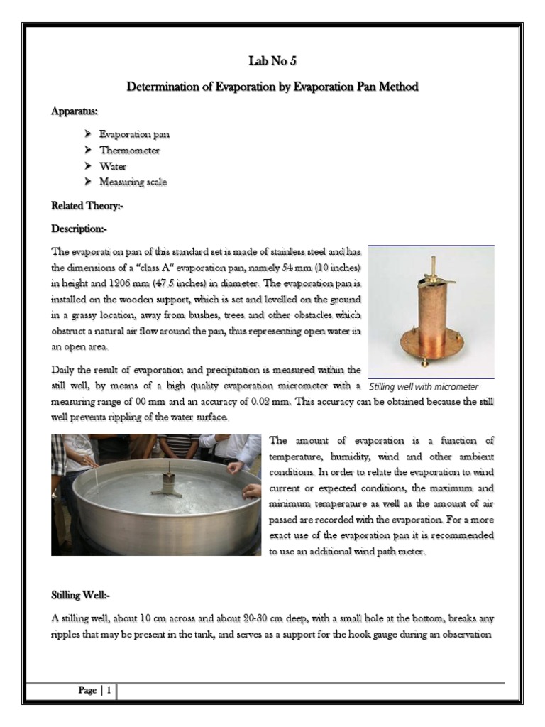 Rain Gauge Evaporation Rate | PDF | Evaporation | Rain