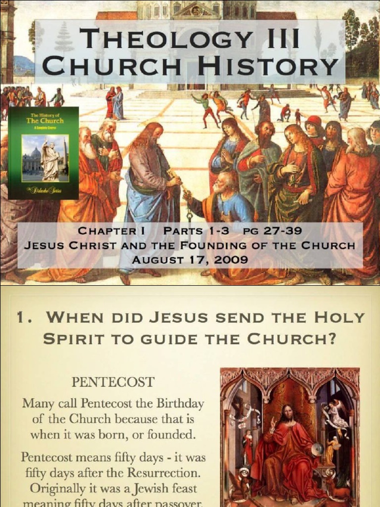 History of The Church Didache Series: Chapter 1 - Jesus Christ Founds ...