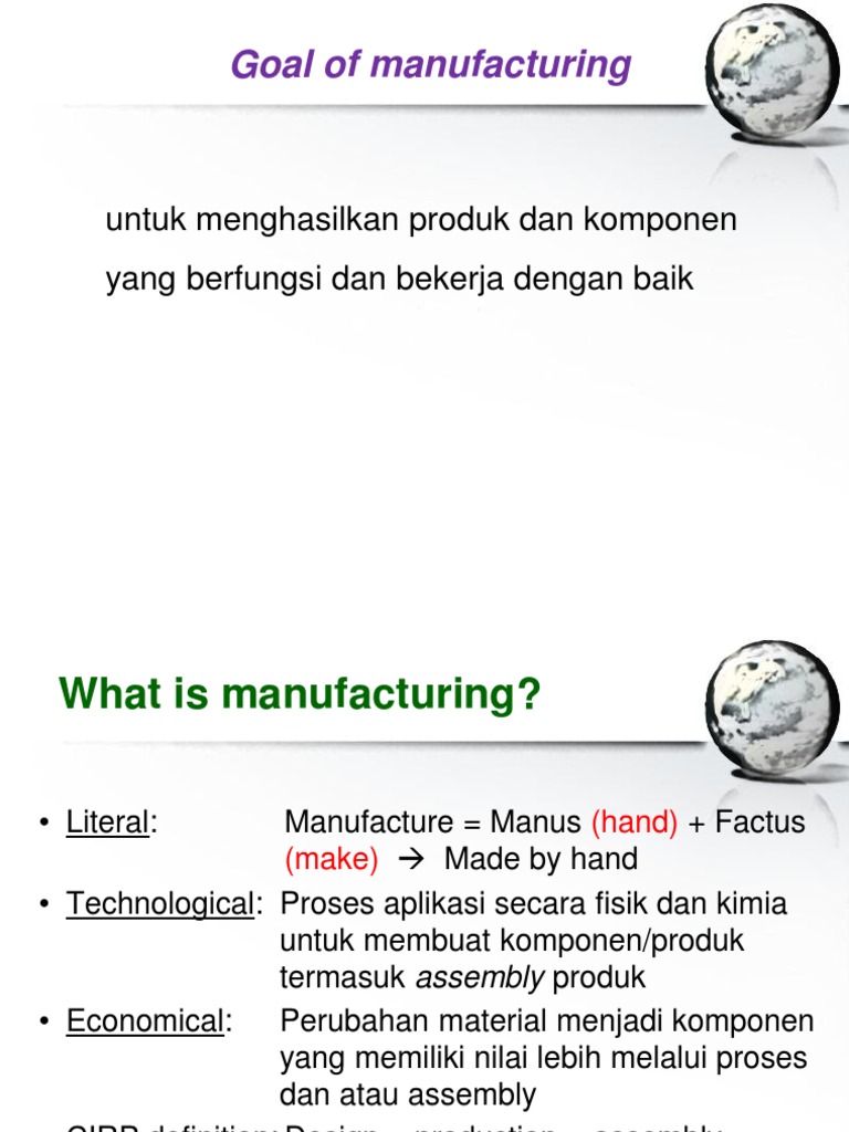 Proses Manufaktur | PDF | Permesinan | Proses Industri
