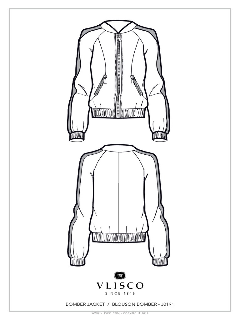 Bomber Jacket Pattern | PDF | Domestic Life | Folk Art