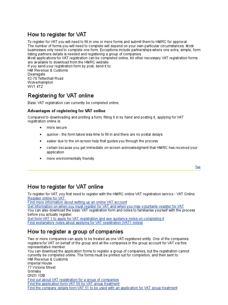 How to Register for VAT | Value Added Tax | Taxes