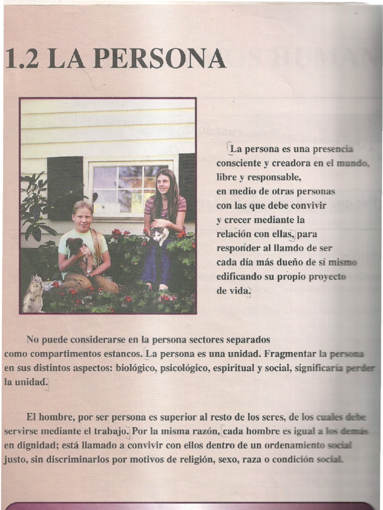 La Persona:CONCEPTO | PDF | Libertad | Inteligencia