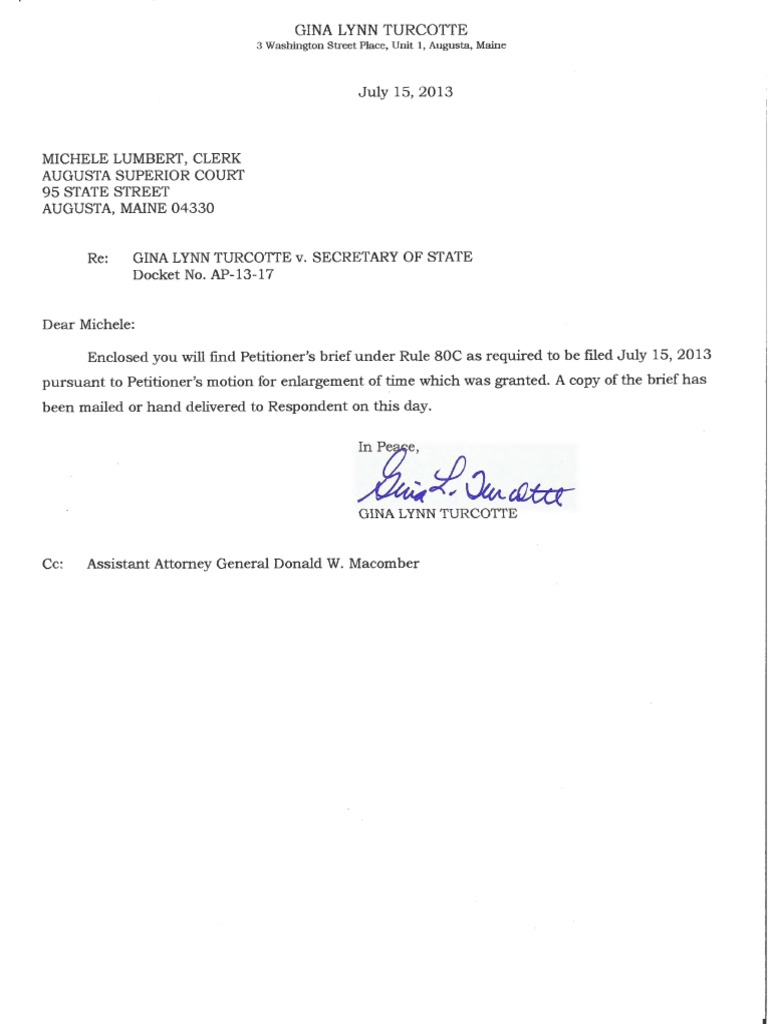 Petitioner's Rule 80C Appellate Brief | PDF | Trust Law | United States ...