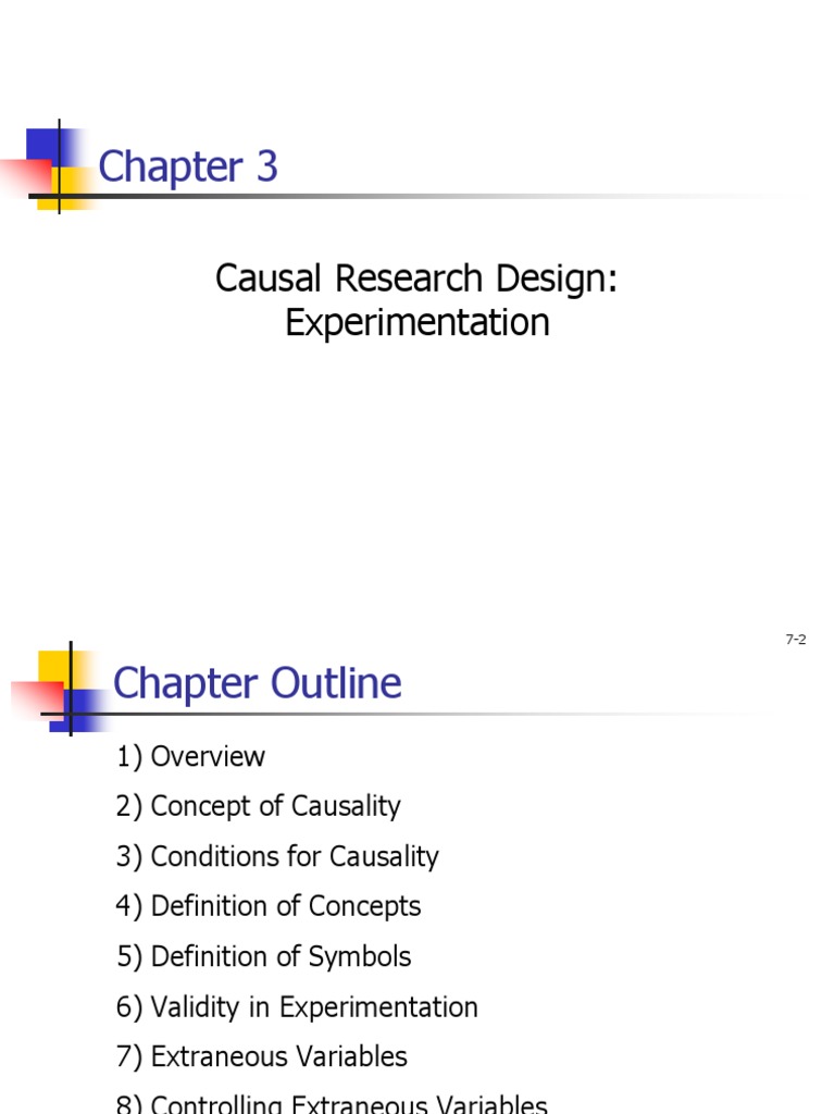 Causal Research Design: Experimentation | PDF | Experiment | Design Of Experiments