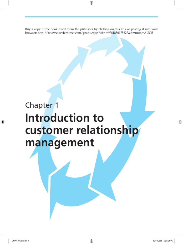 Introduction To Customer Relationship Management | PDF | Customer ...