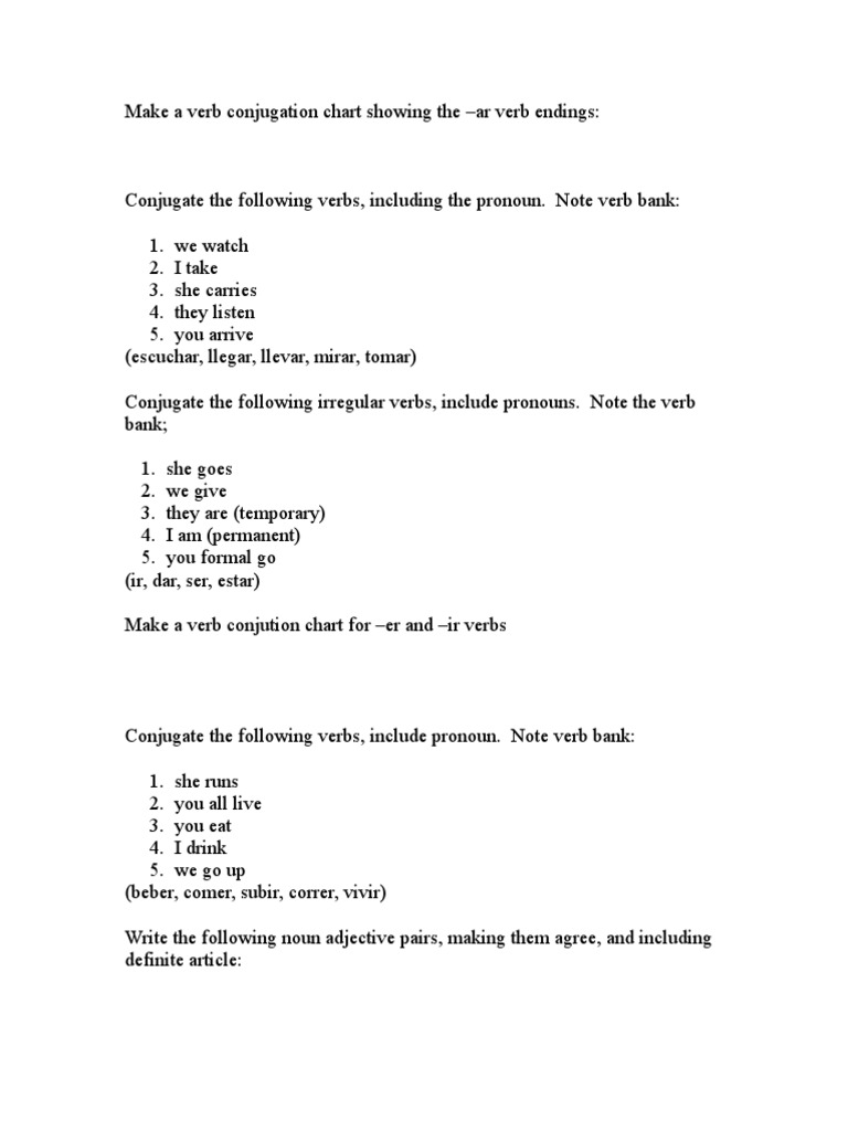 Repaso A-C Spanish 2 Practice Quiz | PDF
