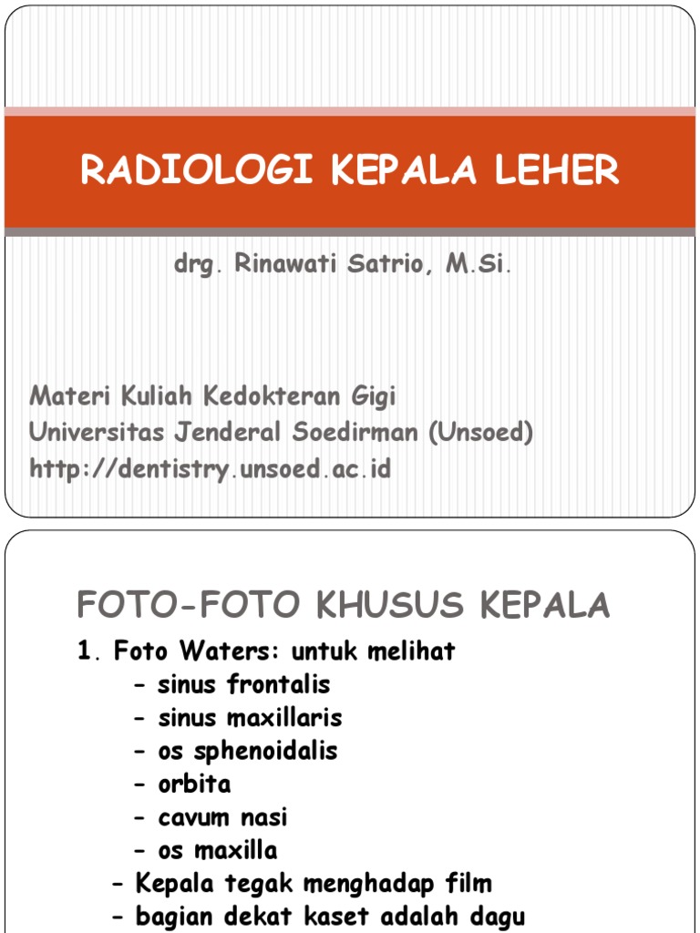 Radiologi Kepala Dan Leher | PDF