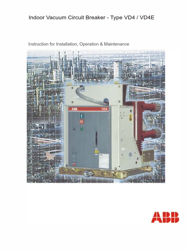 Abb Vd4 Spare Parts List Template | Reviewmotors.co