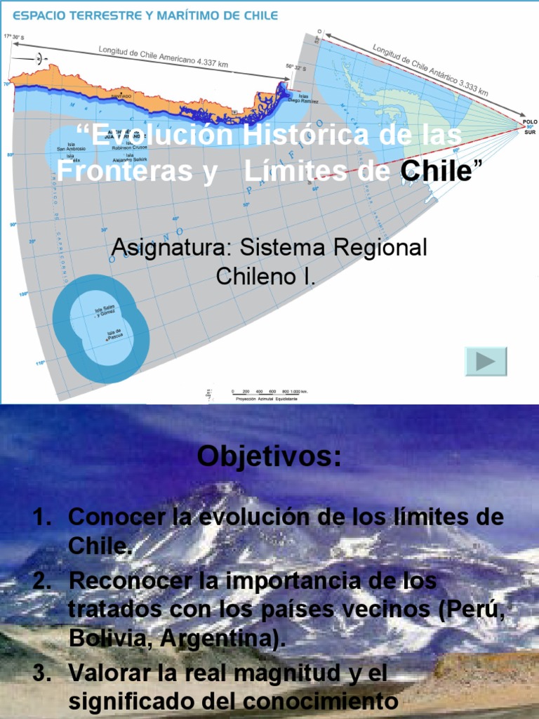 Evolución Histórica de las Fronteras y Límites G Nº 1 | Chile | América ...