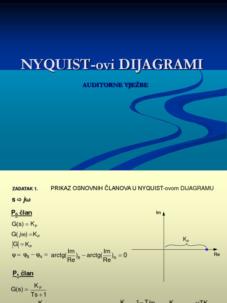 Nyquist-Ovi Dijagrami: Auditorne Vježbe | PDF
