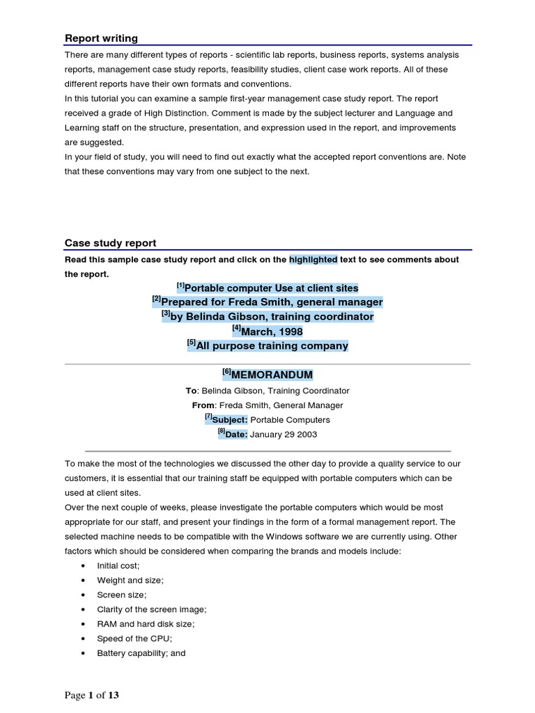 Report Writing | PDF | Personal Computers | Laptop