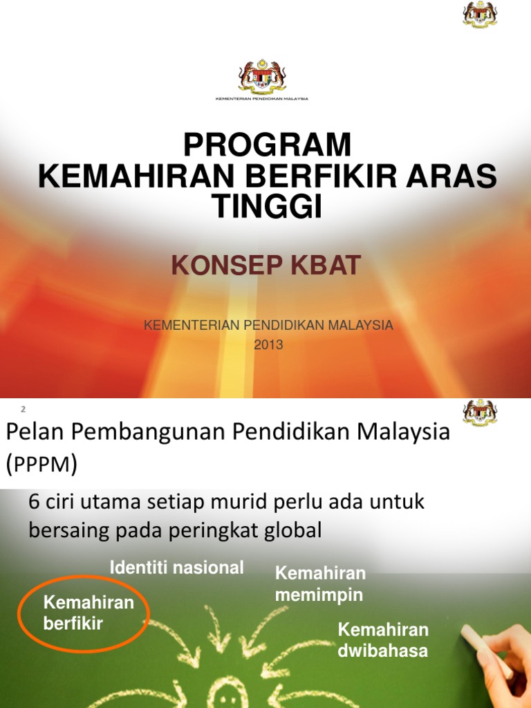 Konsep Kbat Dan I-Think | PDF