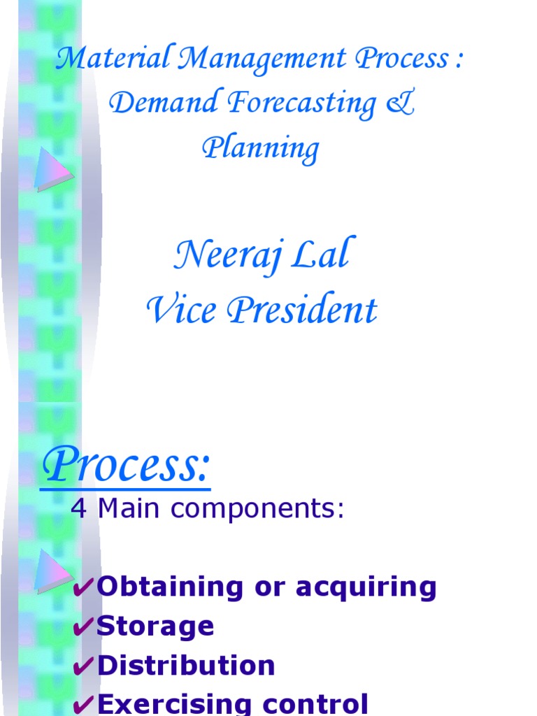 Material Management - Demand Forecasting & Planning | PDF | Demand ...