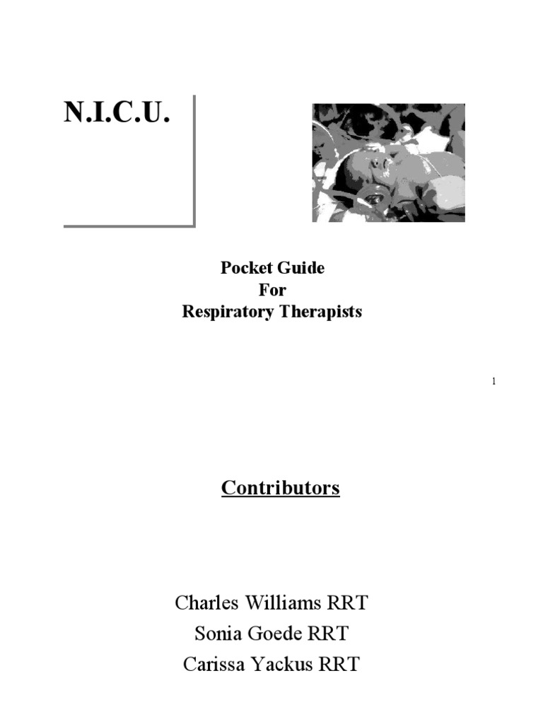NICU Pocket Guide | PDF | Lung | Breathing