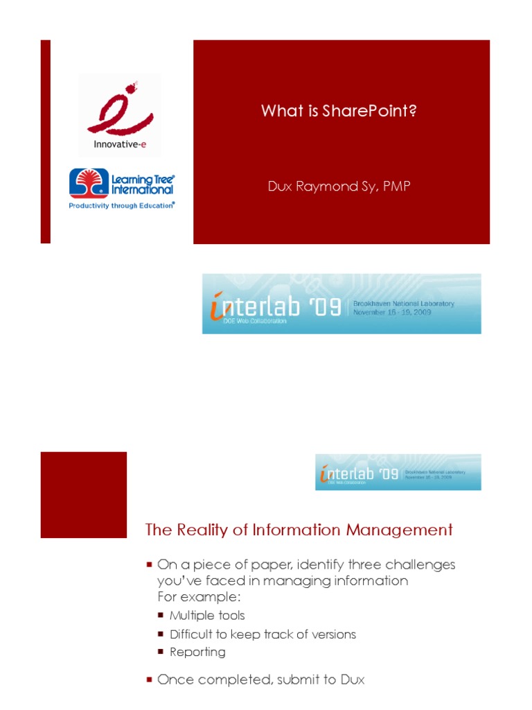 What Is SharePoint Guide | PDF | Share Point | Information Science