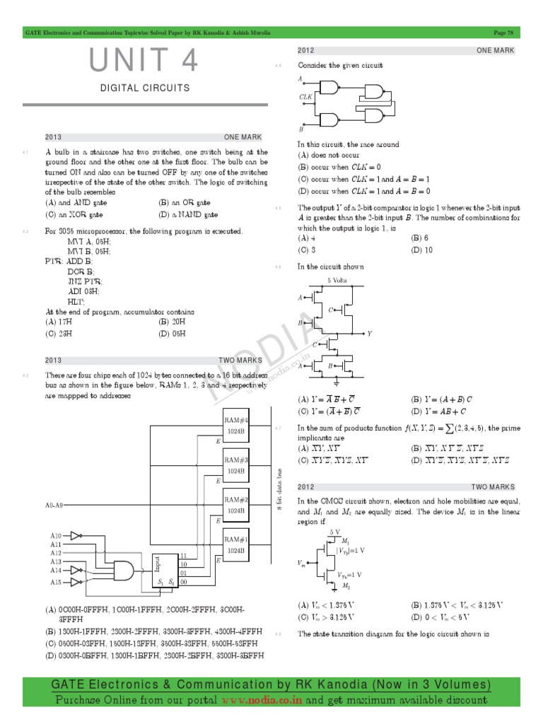 Digital Circuits | PDF | Analog To Digital Converter | Electronic Circuits