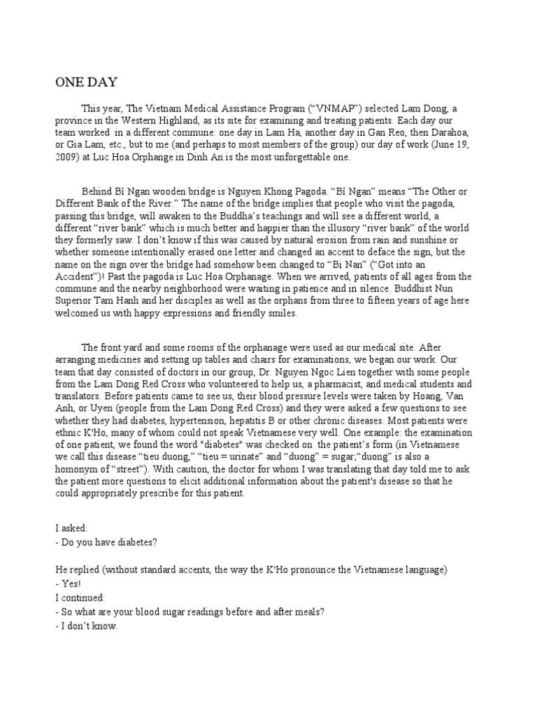 One Day - Final | PDF | Hypertension