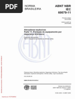 IEC 60079-14 de 11.2016 - Atmosferas Explosivas - Parte 14 - Projeto ...